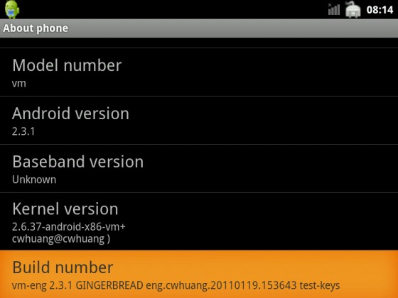 Gingerbread for x86 released: Android 2.3 for your PC - Android Community