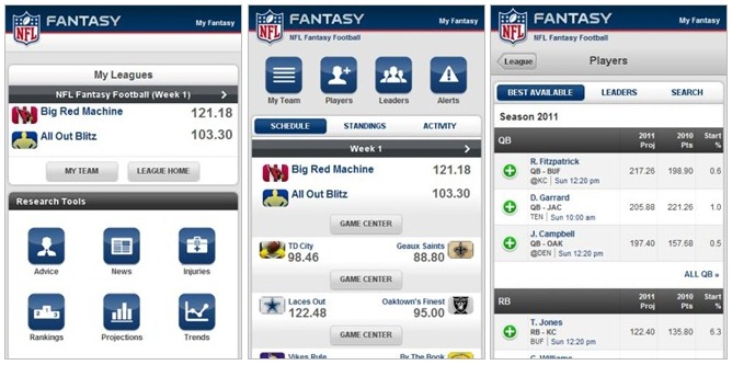 NFL Fantasy Football 2011 App Now Available - Android Community