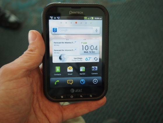 AT&T’s 4:3 “wide-screen” Pantech Pocket gets a hands-on | Android Community