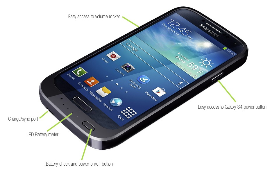 GALAXY S 4 battery case from ExoGear gets “double the battery life ...