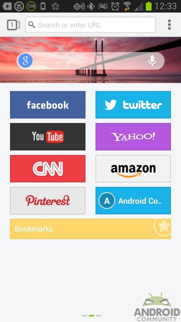 Next Browser hands-on: GO Launcher team customizes the web | Android ...
