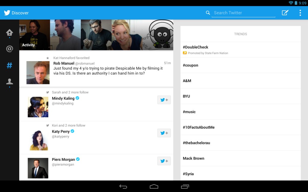 Twitter app for Android tablets leaked, get it now | Android Community