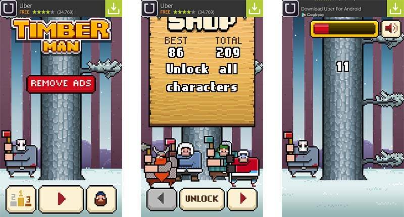 Timberman is here to frustrate you, waste your time | Android Community