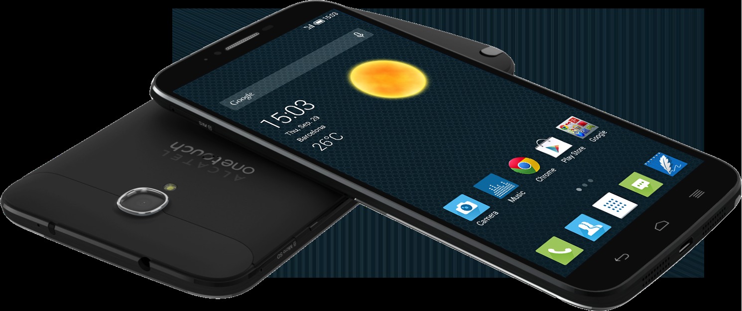 Alcatel OneTouch Hero 2 is a 6-inch phablet with high-end style ...