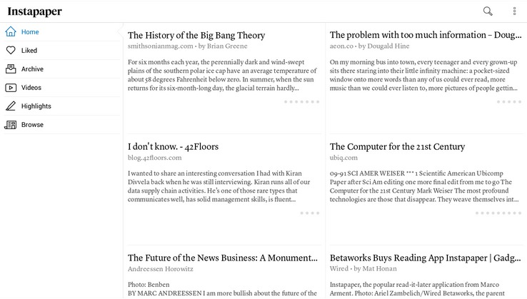 Instapaper app updated, now free to download with IAP - Android Community