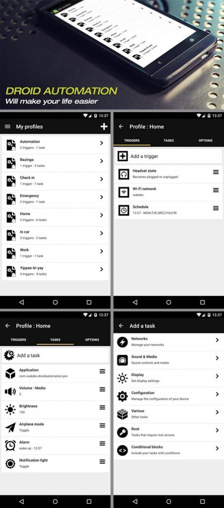 Device automation made easy with Droid Automation, MacroDroid | Android Community