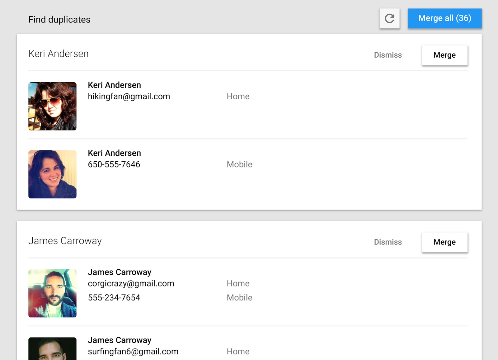 Google releases preview of Contacts update | Android Community