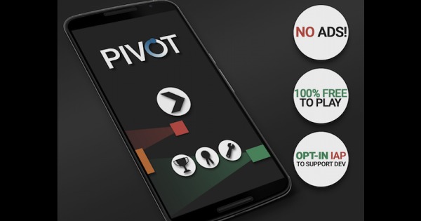 Pivot allows one touch arcade gaming, challenges you to get high scores ...