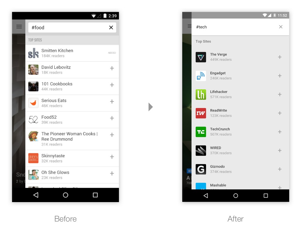Feedly shows off first implementation of Material Design | Android ...