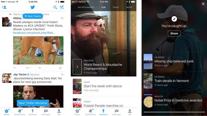 Twitter officially rolls out magazine-like Moments feature | Android ...