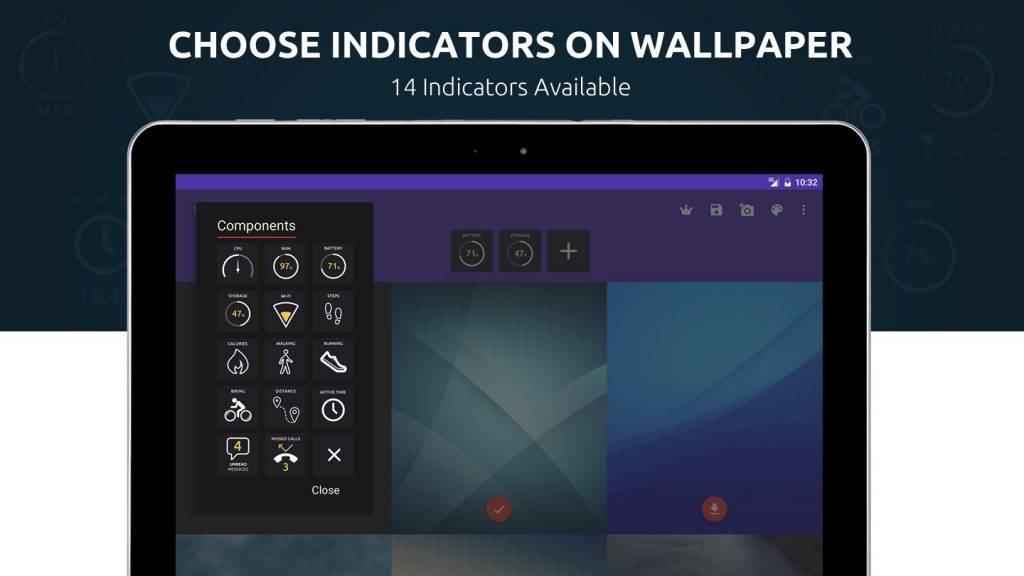 Smart Wallpapers allows device, Google Fit Data as live wallpaper ...