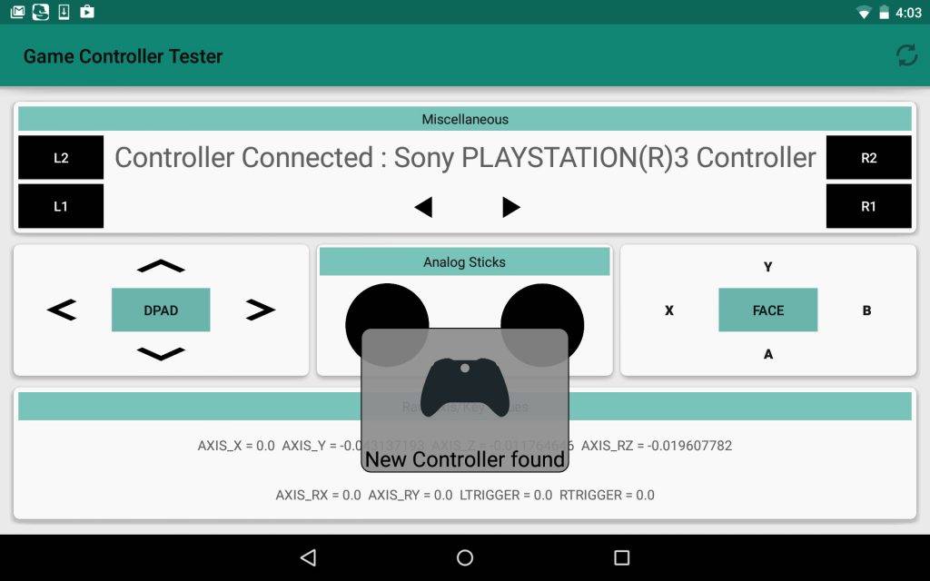 Game Controller Test lets you try various game controllers on Android ...