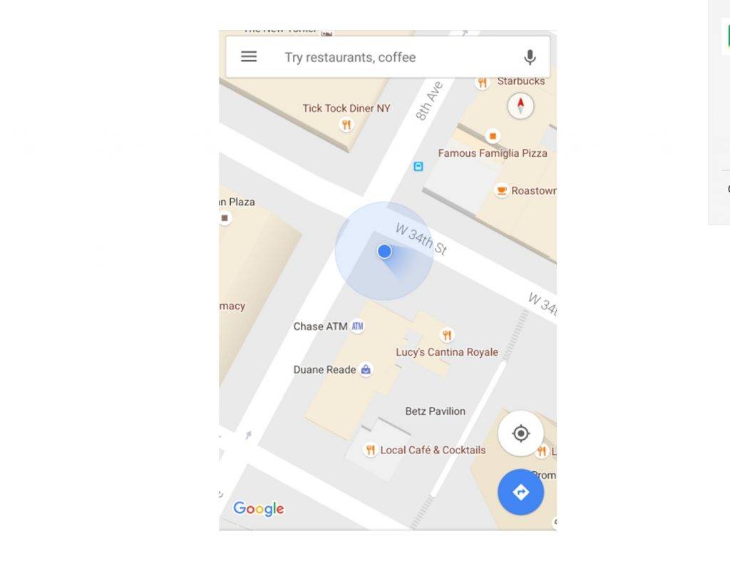Google Maps now has blue beam for more accurate directions - Android ...