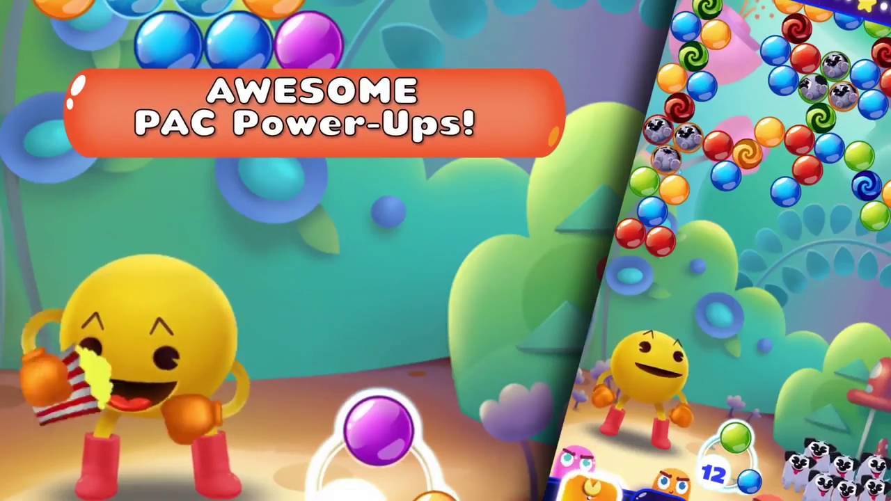 PAC-MAN Pop is your favorite ghost-eating character popping bubbles ...