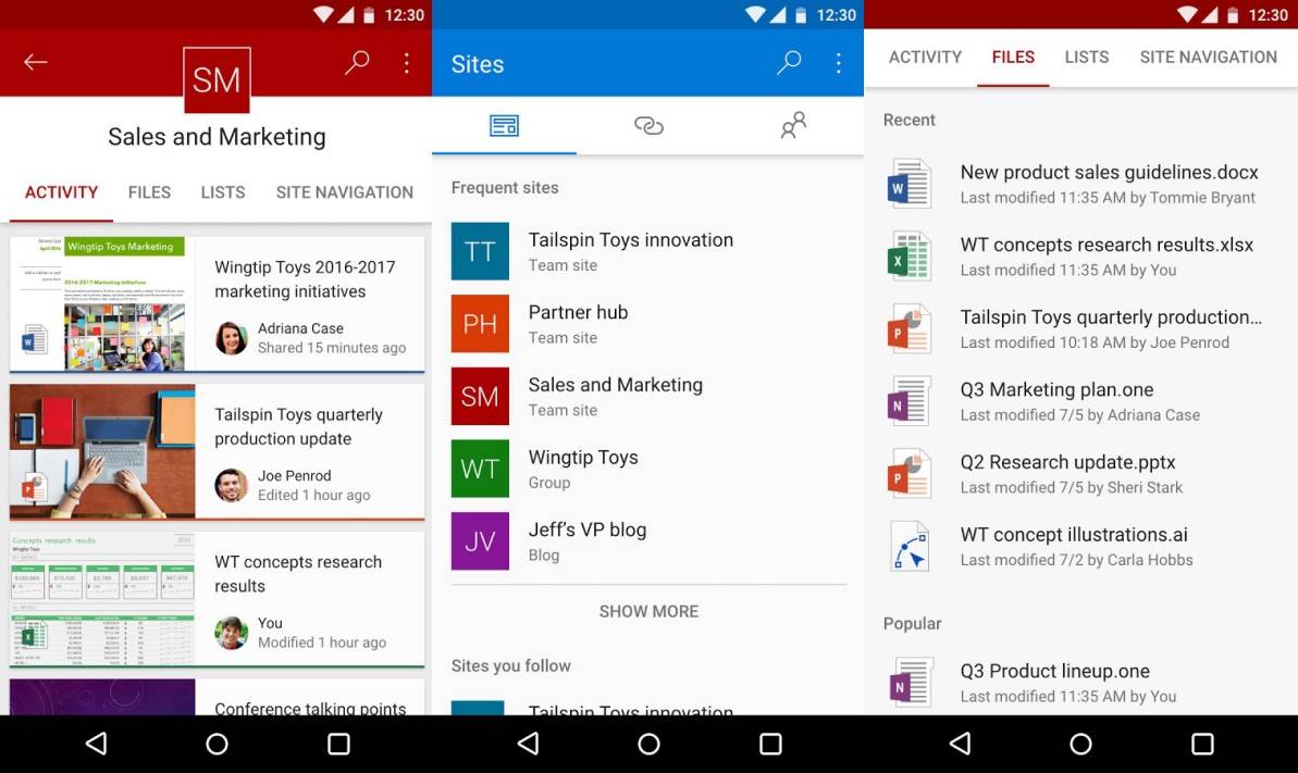 SharePoint for Android now available in beta testing version | Android ...