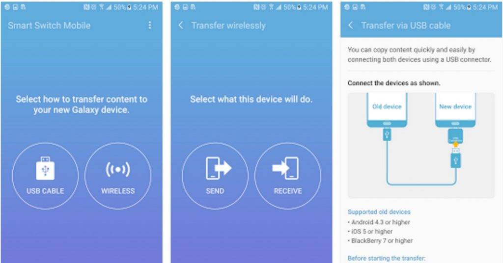 Samsung Smart Switch Mobile now supports Windows Mobile devices ...