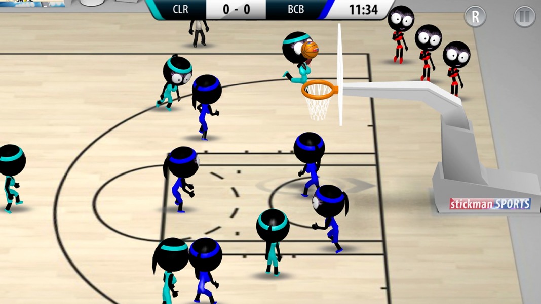 Stickmen take on a new sport in new game Stickman Basketball 2017 ...