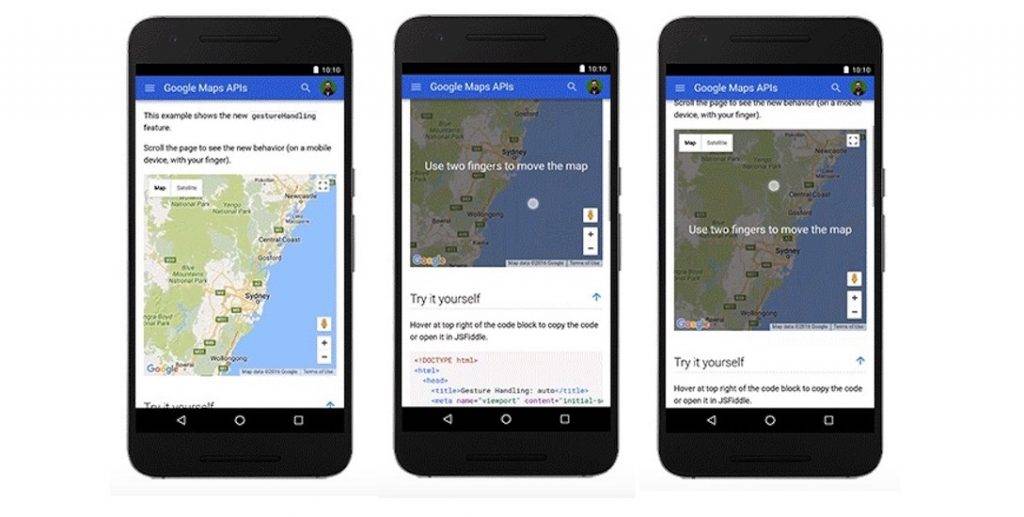 Google adds smart scrolling feature to web maps for mobile | Android ...