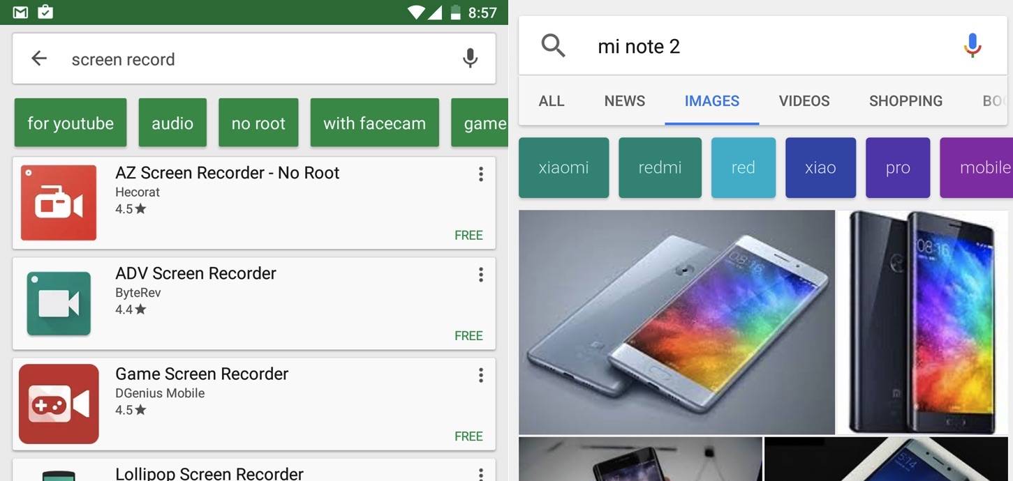 Google Play Store begins testing new search suggestions | Android Community