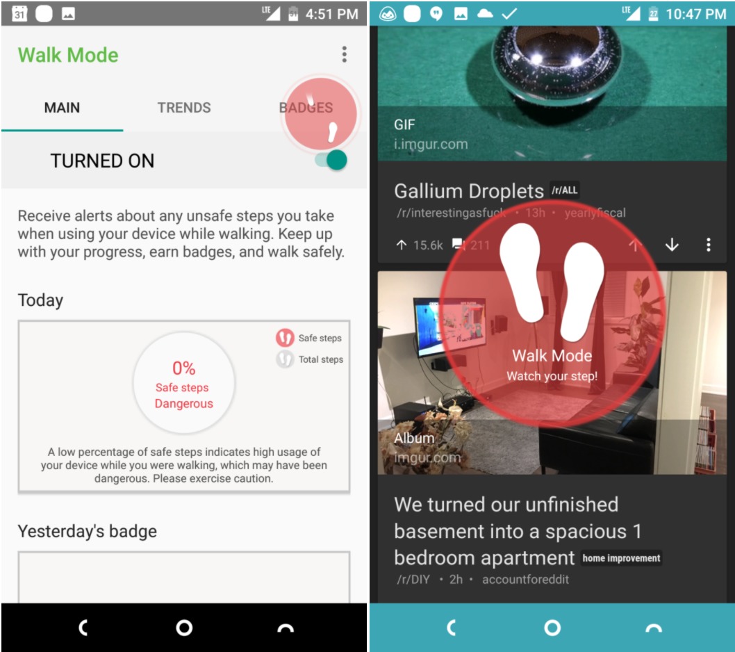 Samsung Walk Mode is an app that no one seems to be downloading ...