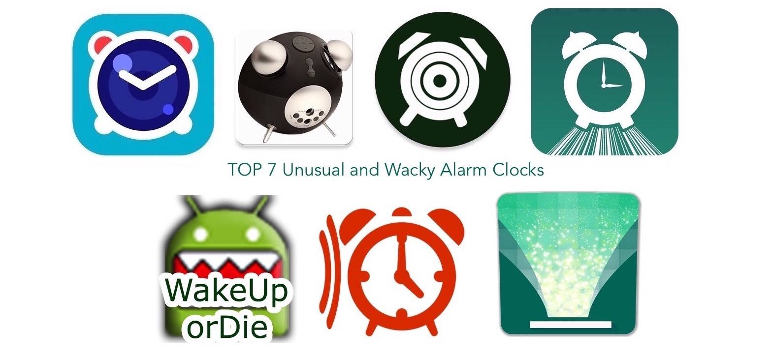 Top 7 Unusual and Wacky Alarm Clocks for the Sleepyheads | Android ...