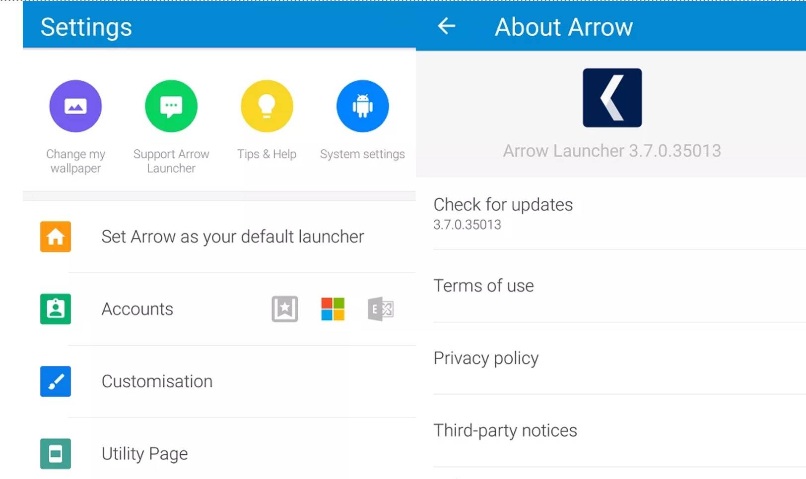Arrow Launcher update brings cleaner settings, improved People actions ...