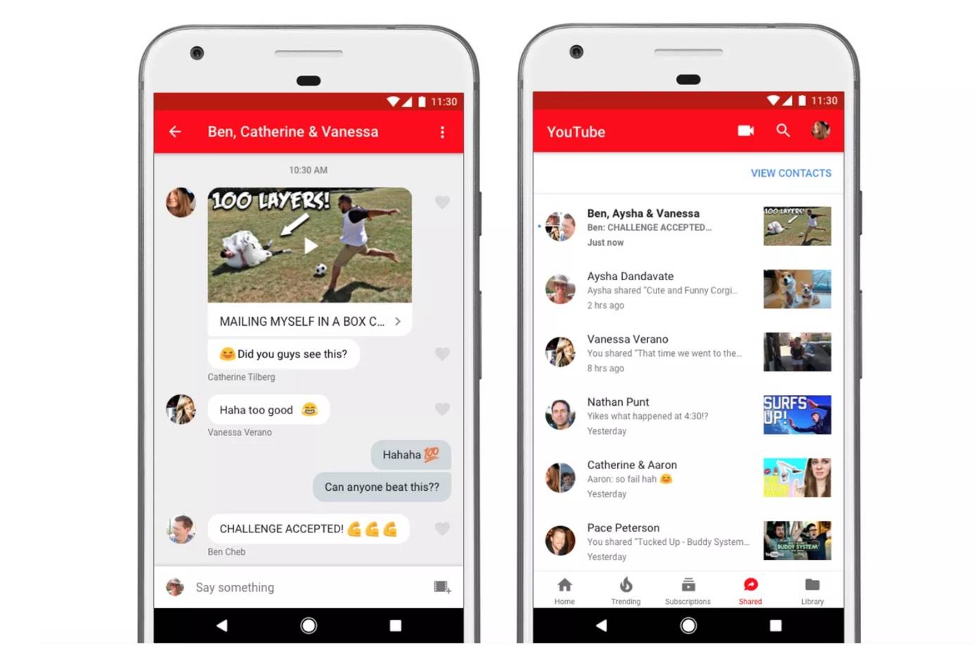 YouTube now lets you share videos to friends within the app | Android ...