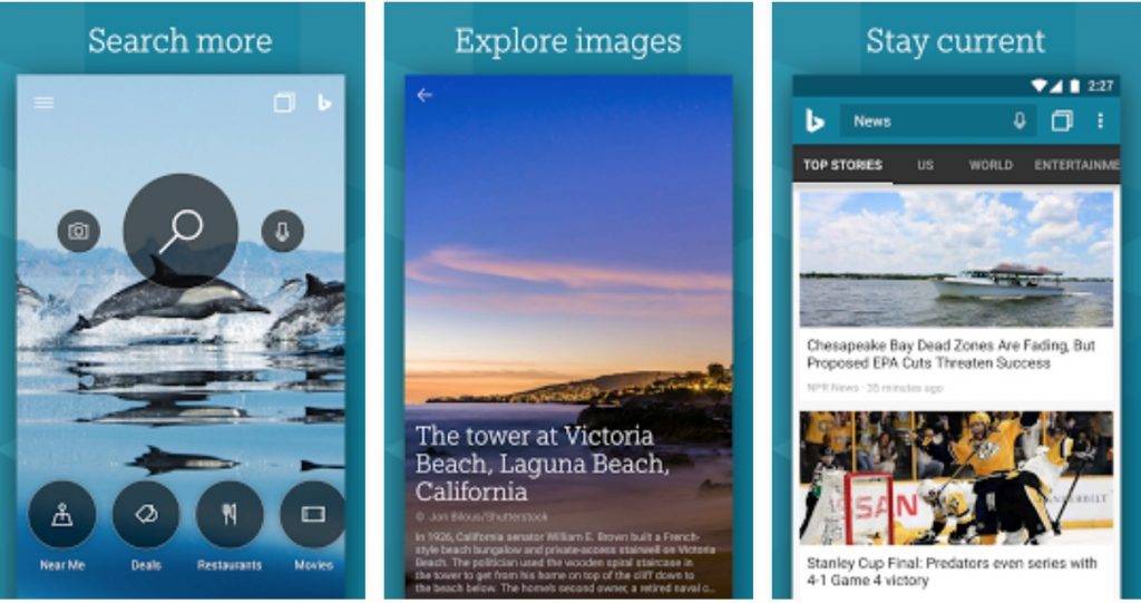 Bing Search app gets updated search experience, easier visual search ...