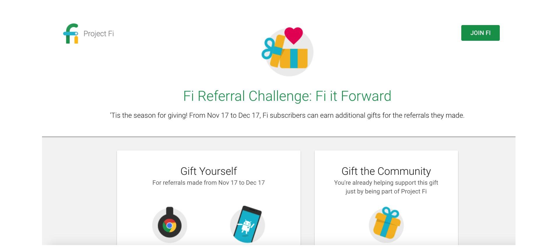 Project Fi launches ‘Fi it Forward’ Referral Challenge - Android Community