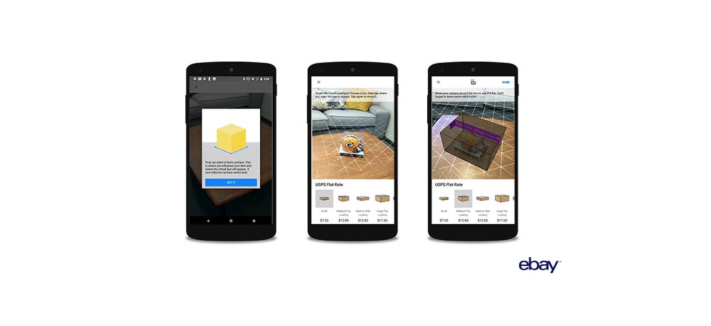 eBay adds augmented reality technology to determine packaging, shipping ...