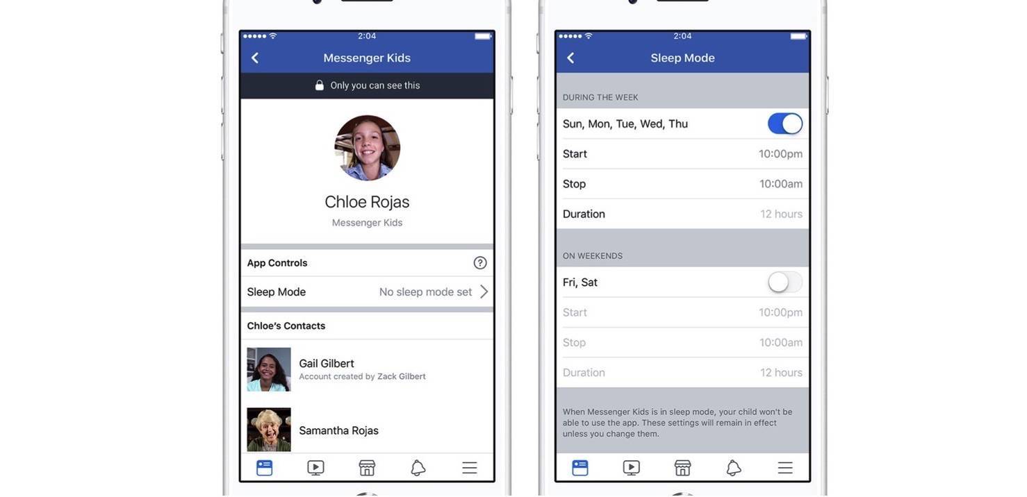 Facebook adds Sleep Mode to the Messenger Kids app | Android Community