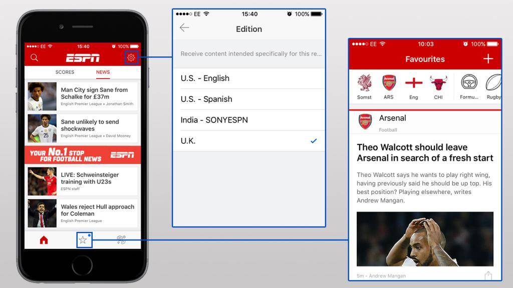 New ‘redesigned’ ESPN app released, with premium ESPN+ streaming ...