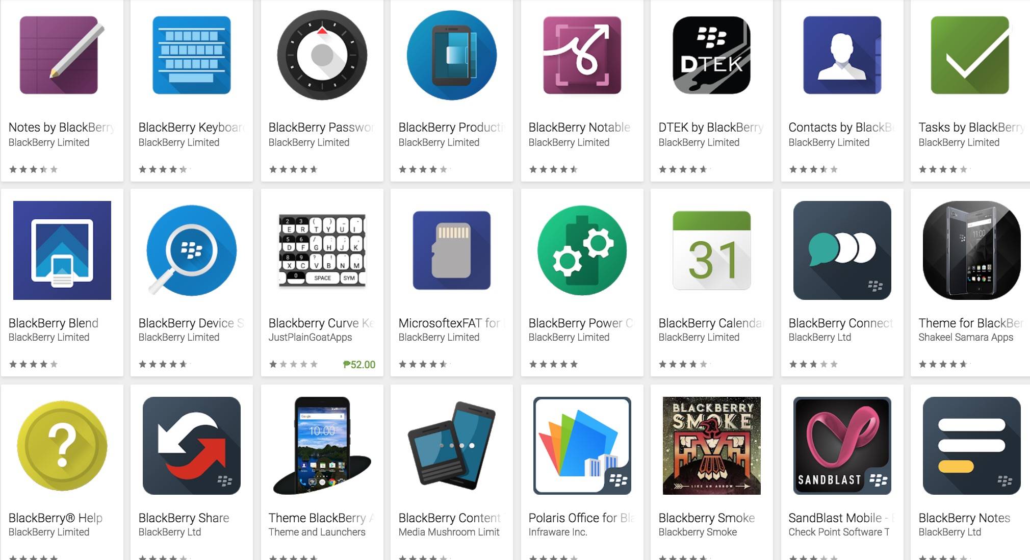 BlackBerry updates five of its stand-alone apps | Android Community
