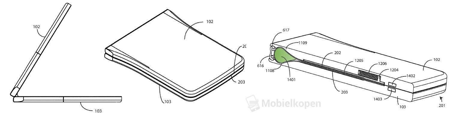 Motorola files patent for foldable phone with hinges | Android Community