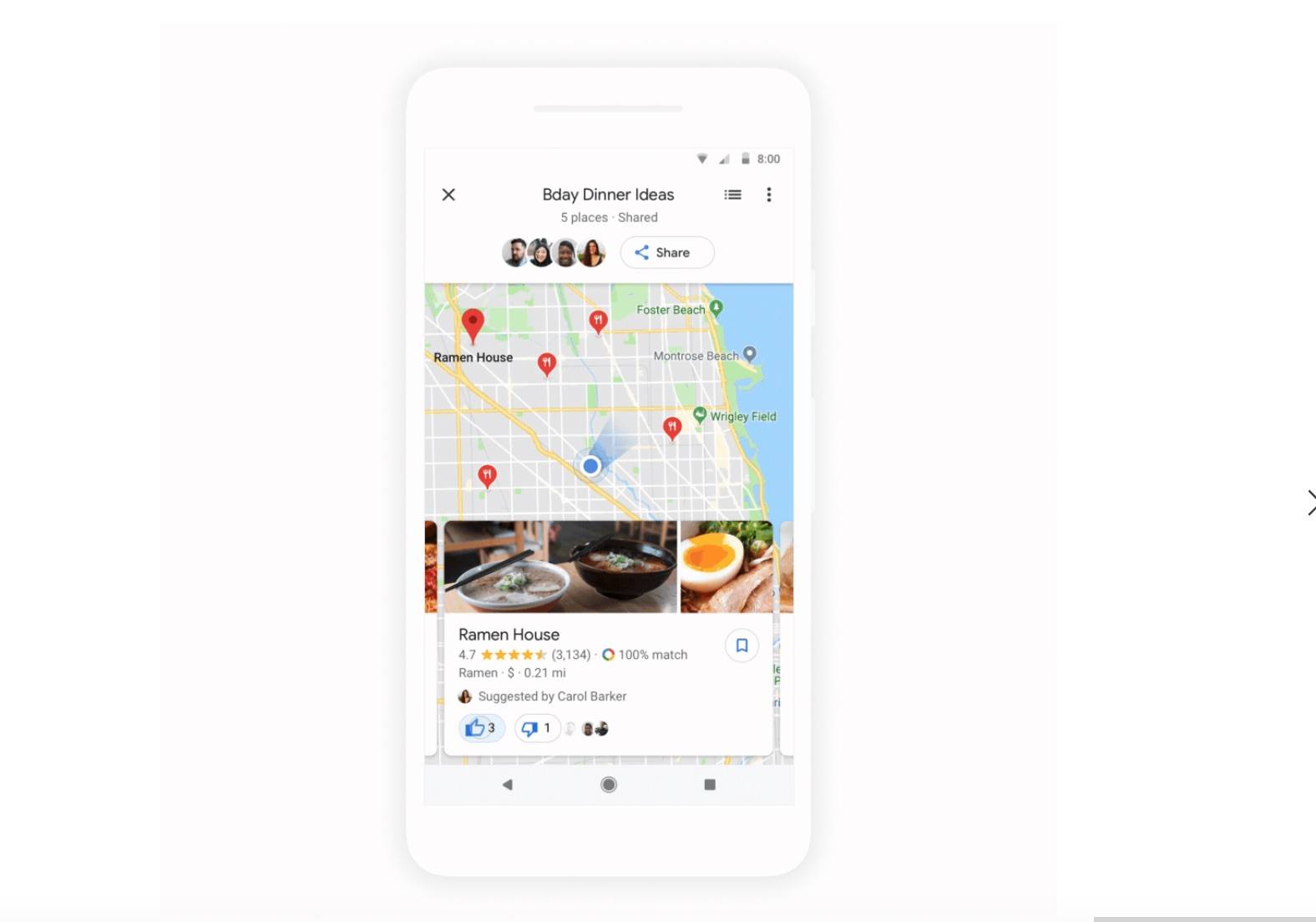 Google Maps brings group planning through shortlist feature | Android ...