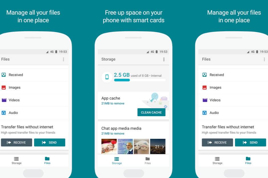 Files Go update brings faster sharing, built-in media player | Android ...