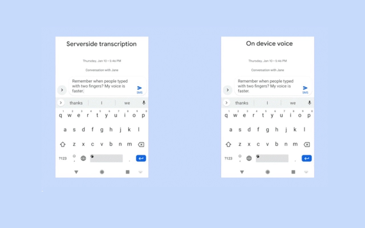 Offline speech recognition possible by an all-neural on-device system ...