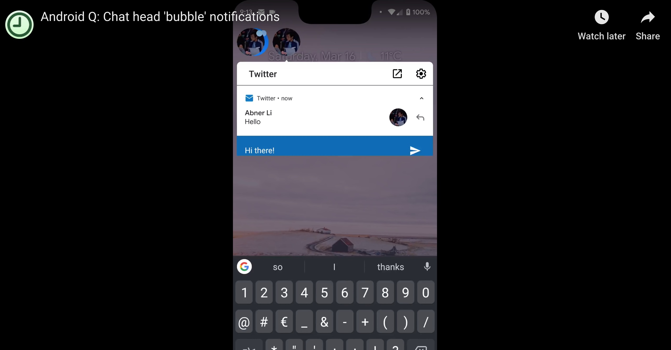 Google looking at bringing chat head bubbles for Android Q ...