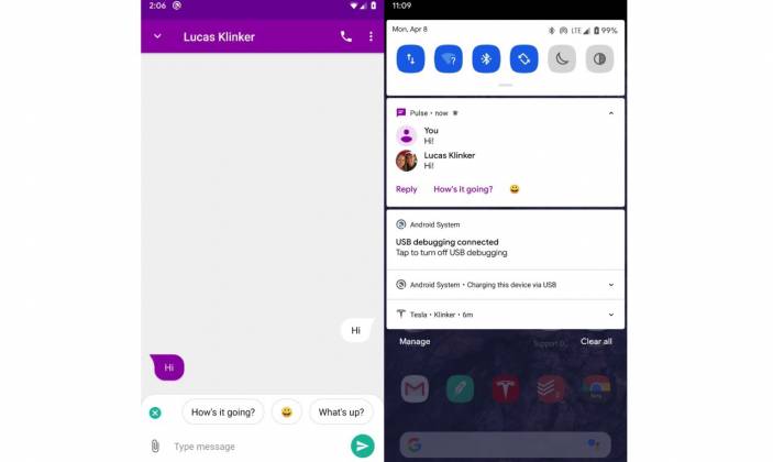 Pulse SMS receives Smart Replies feature with the latest update ...