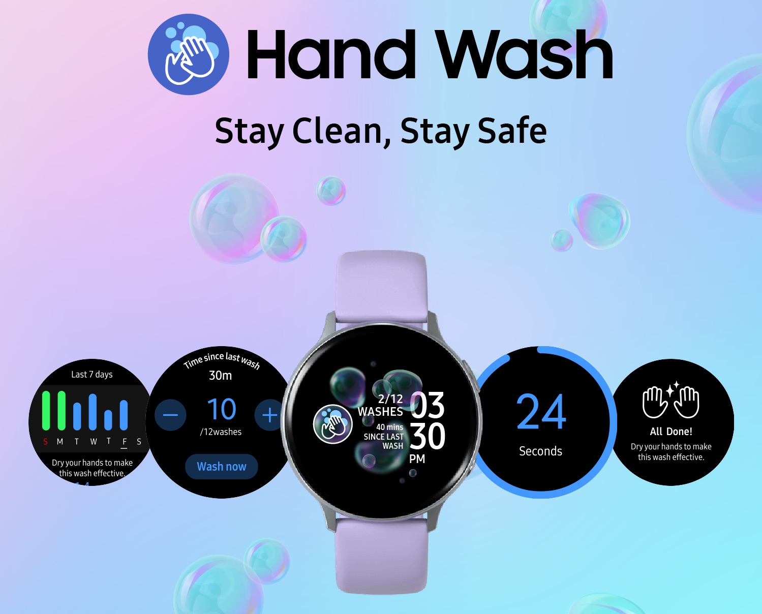 Samsung brings Hand Wash app to Galaxy Watch users - Android Community