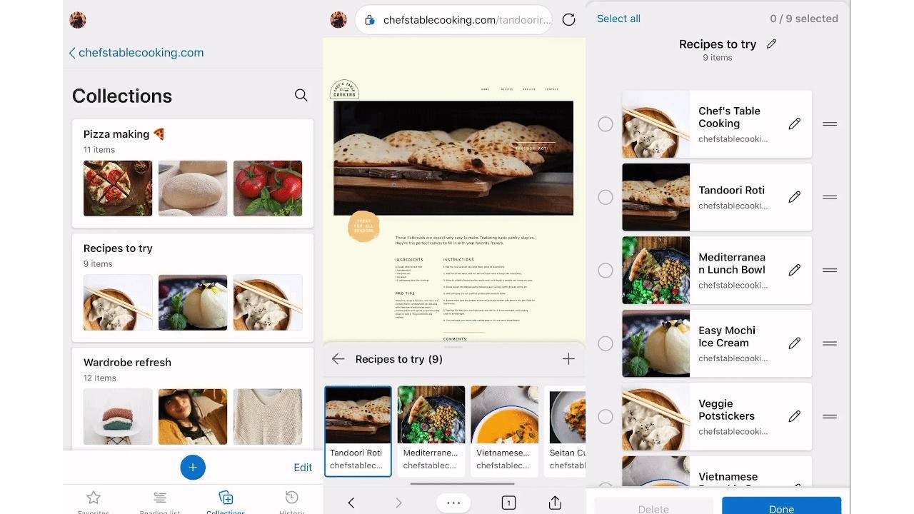 Collections feature is now available on the Microsoft Edge mobile app ...