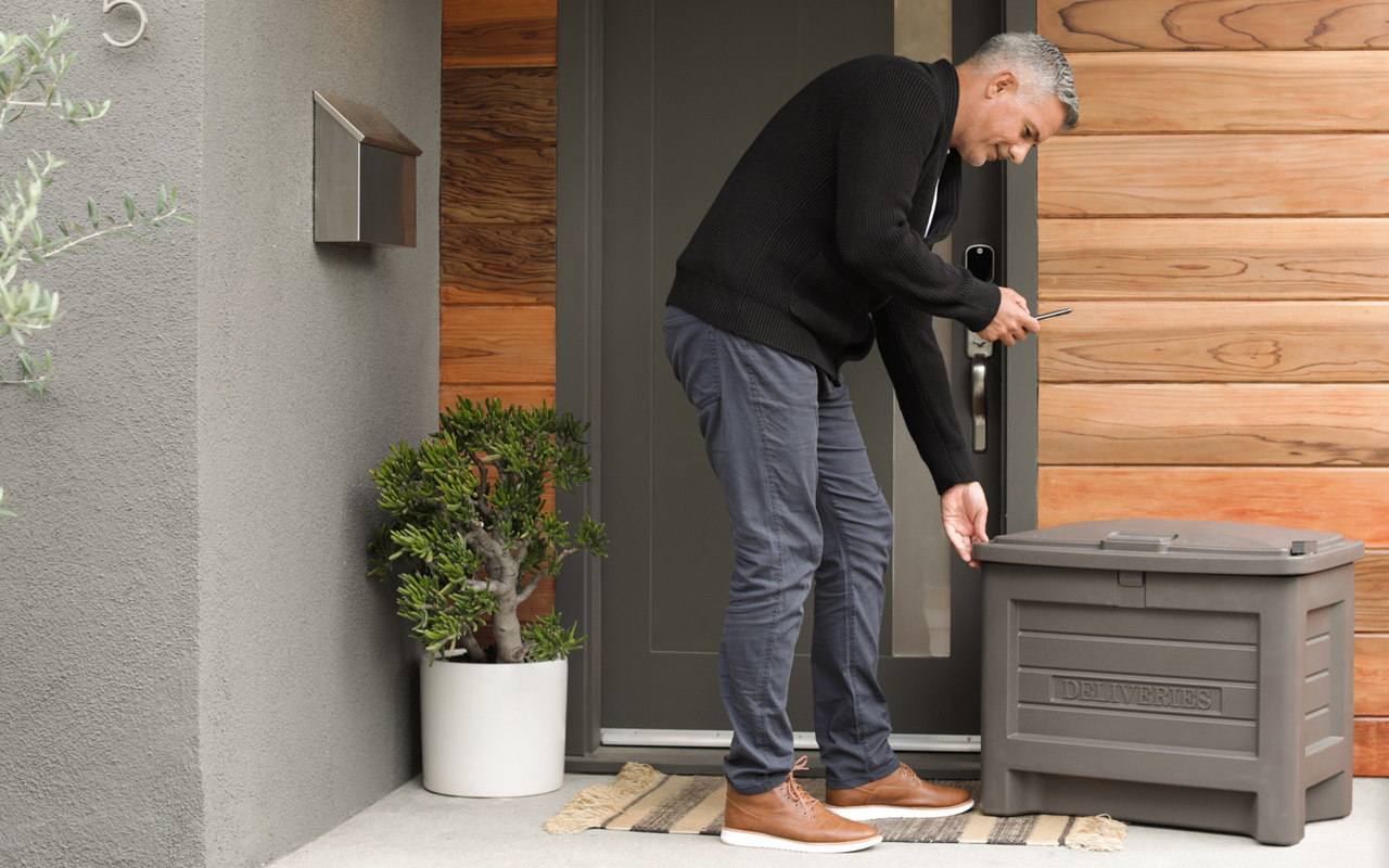 Yale Smart Delivery Box and Smart Cabinet Lock secure packages ...