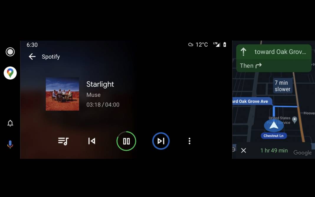 Android Auto receives widescreen split-screen layout - Android Community