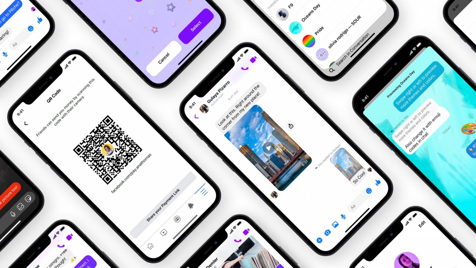 Messenger brings new chat themes, quick reply bar, QR code for payments ...