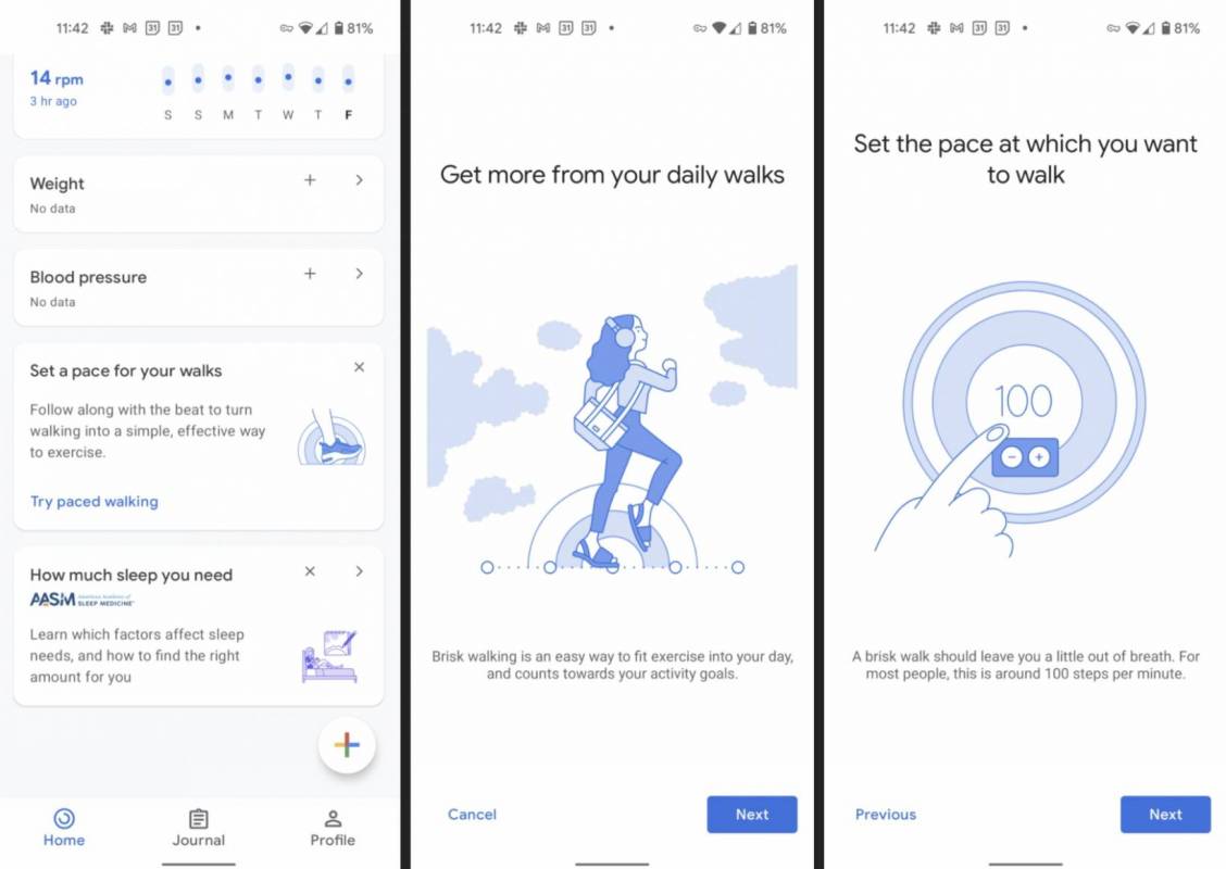 Google Fit app brings paced walking mode - Android Community