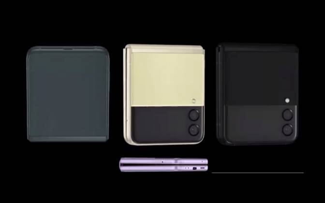 Samsung Galaxy Z Flip3 5G animated renders show all angles, colors ...
