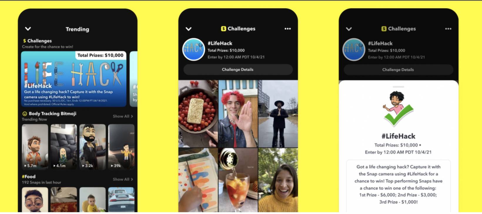 Snapchat gives creators money for joining Spotlight Challenge | Android ...