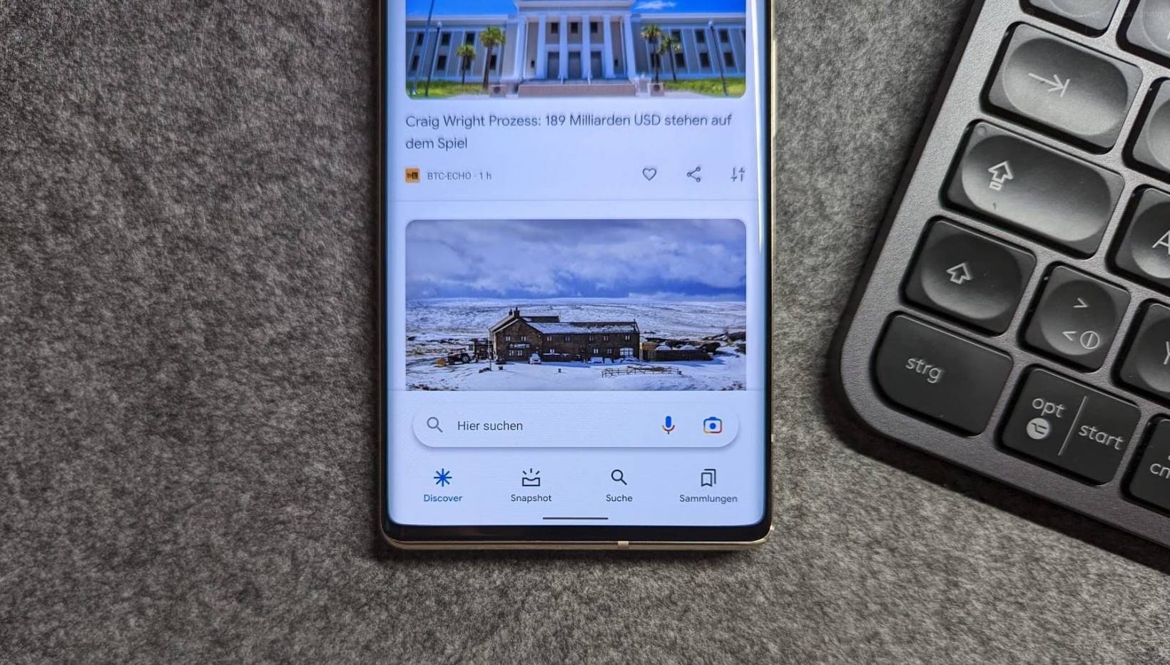 Google testing Search bar at the bottom of the screen | Android Community